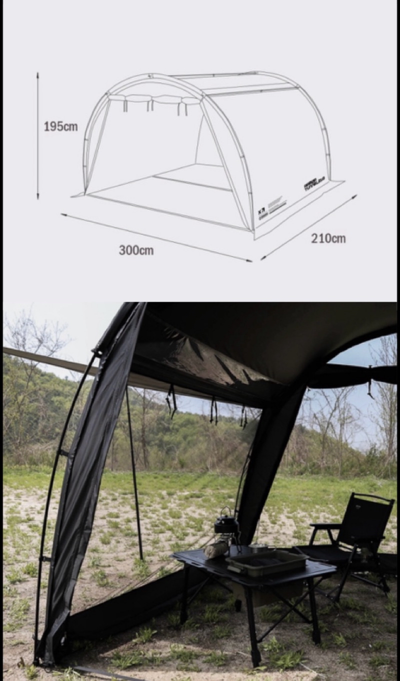 🔥พร้อมส่งในประเทศไทย🔥 ARBOR OUTDOOR - TUNNEL 210 TENT | Shopee Thailand