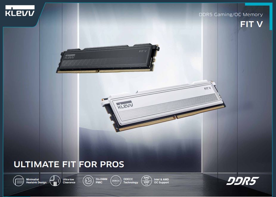 KLEVV FIT V DDR5 Gaming OC Memory - 16GB(16GBx1) 5600MHz (ไม่สามารถใช้ ...