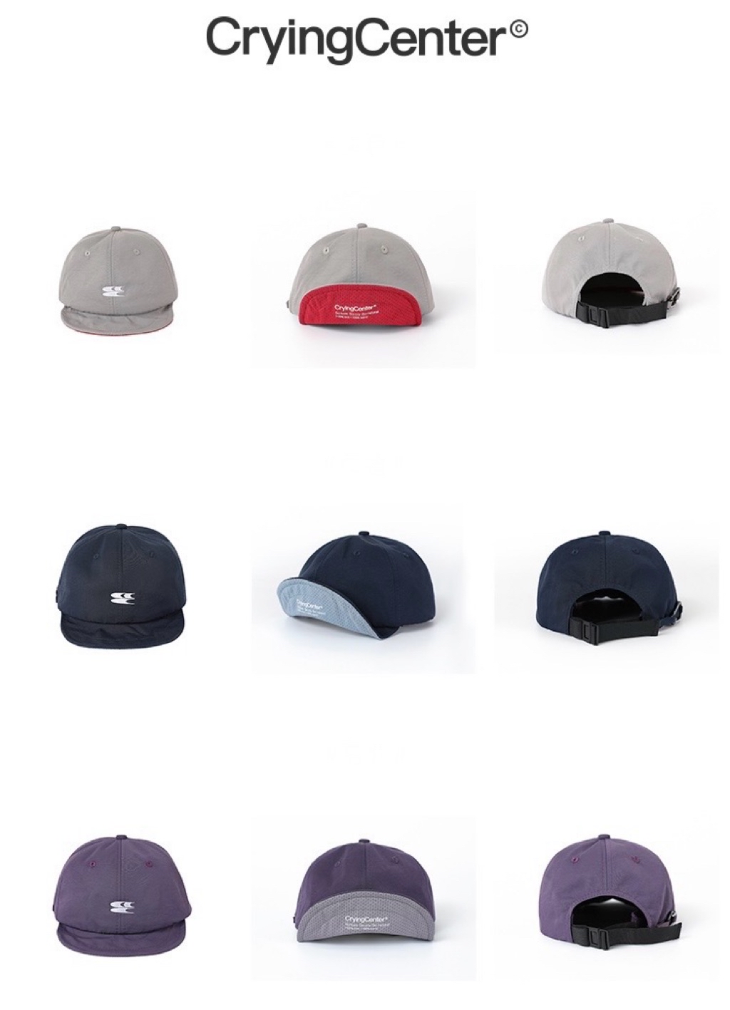 CryingCenter หมวกแก๊ปกันแดด/ออกกำลังกายระบายอากาศได้ดี Mountaineering ...