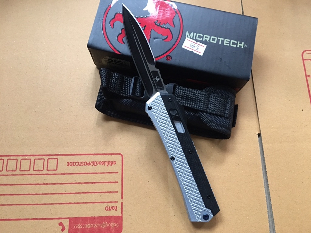 อุปกรณ์เดินป่าพกพามีด MICROTECH 2019 yeasofinnovation เกดพรีเมี่ยม สี ...