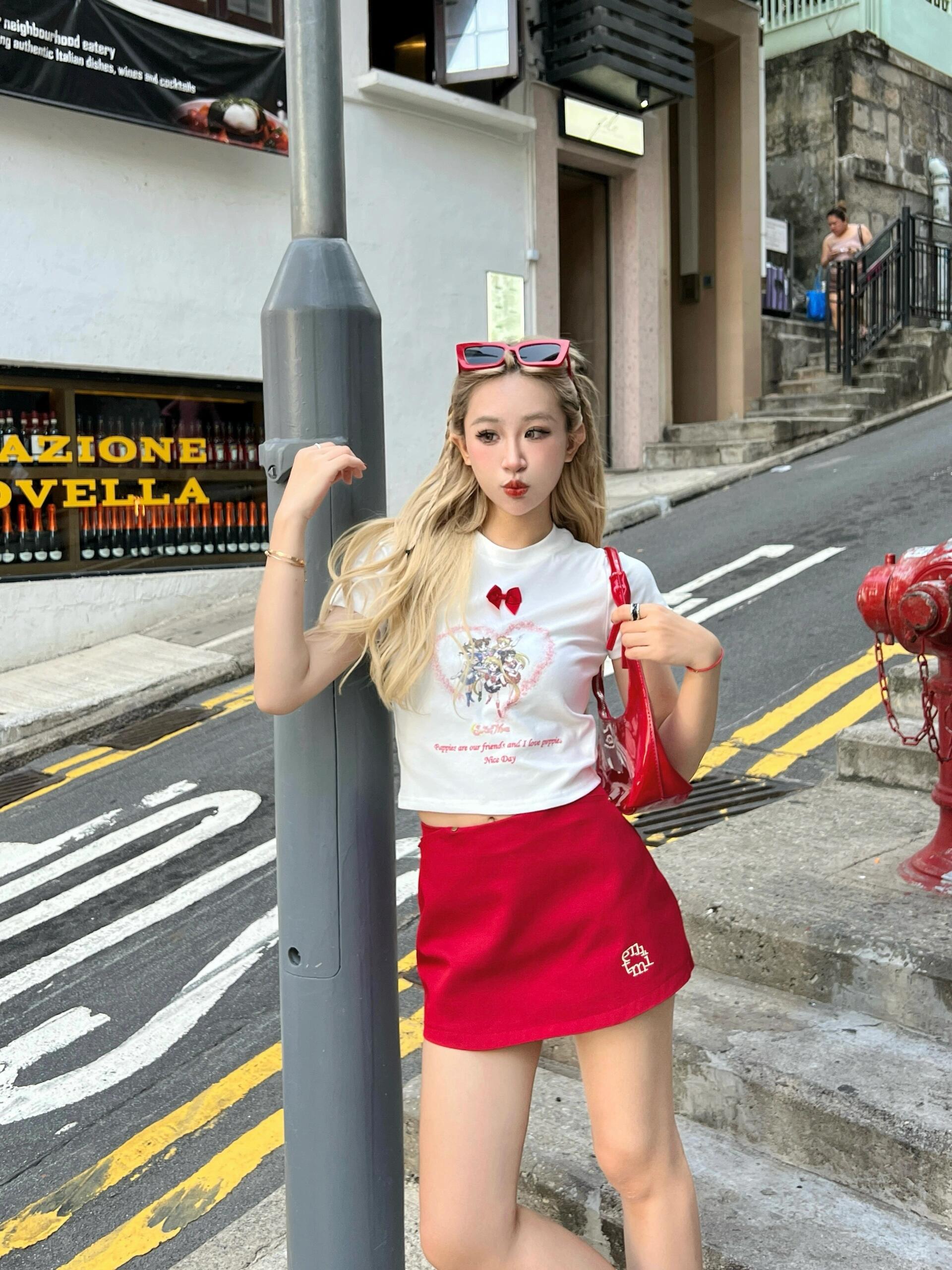 JJ Shop 💜 พร้อมส่ง กระโปรงสั้น เอวต่ำสไตล์ กระโปรงทรงสั้น เลย ผ้าอย่างดีทรงสวย มีซับใ "906" -NZ ...