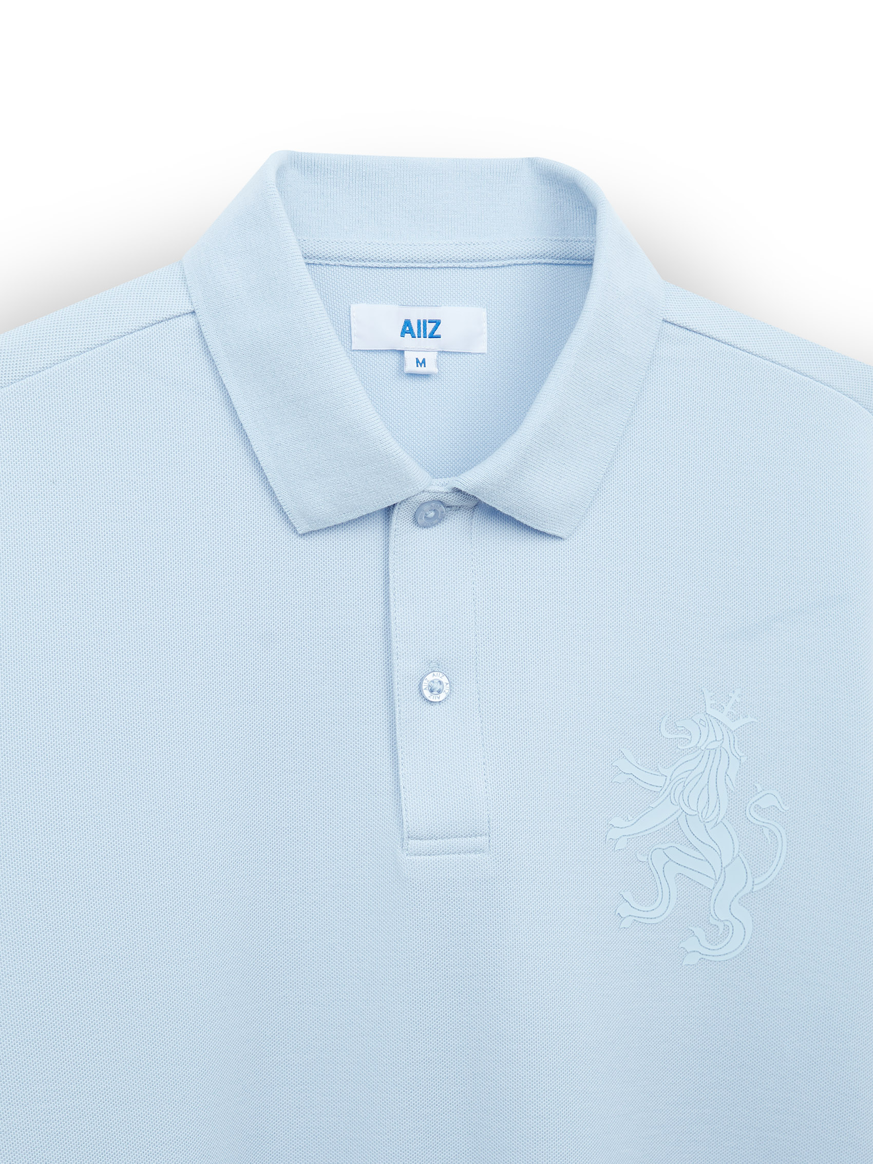 AIIZ (เอ ทู แซด) - เสื้อโปโลผู้ชายผ้าปิเก้ โลโก้สิงห์ Men's Big Lion Pique Polo Shirt | Shopee ...
