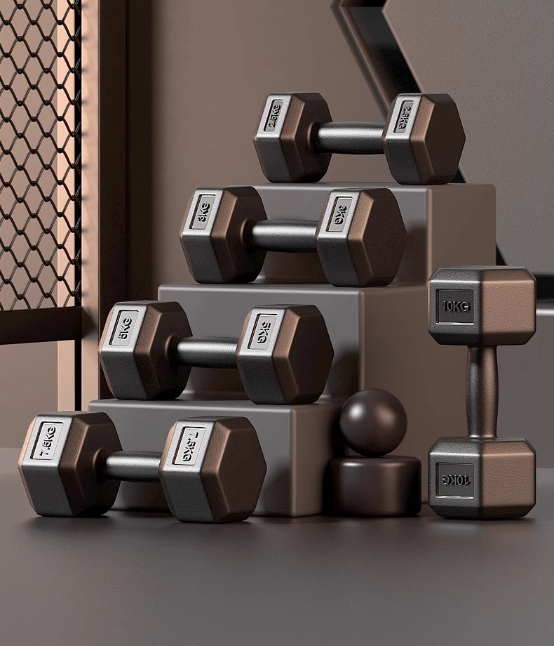 ดัมเบล 5 kg 3 kg 2.5 kg 2 kg 7.5 kg 10 kg ดัมเบล หกเหลี่ยม ดัมเบลหกเหลี่ยมหุ้มยาง สองต่อการสั่ง ...