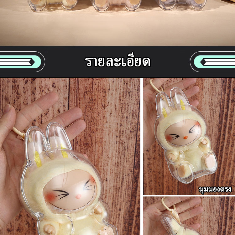 🔥case Labubu V1 case LabubuV2 เคสใสป้องกัน Labubu จี้กระเป๋าเป้ป้องกัน ...