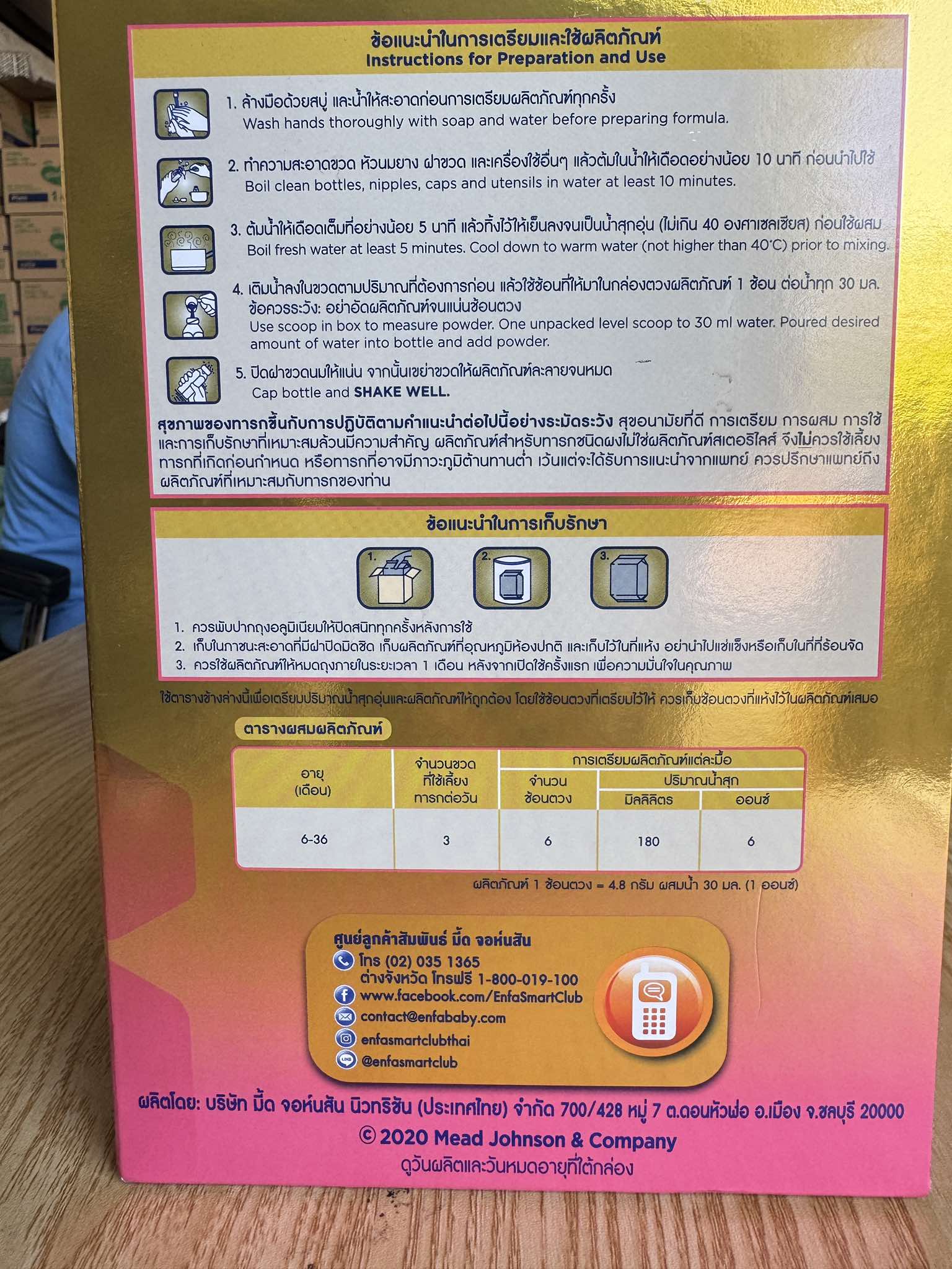 Enfalac A+1 เอนฟาแล็ค เอพลัส สูตร1และสูตร2 ขนาด 1425กรัม (475g.x3ซอง) exp.30-10-2026 | Shopee ...