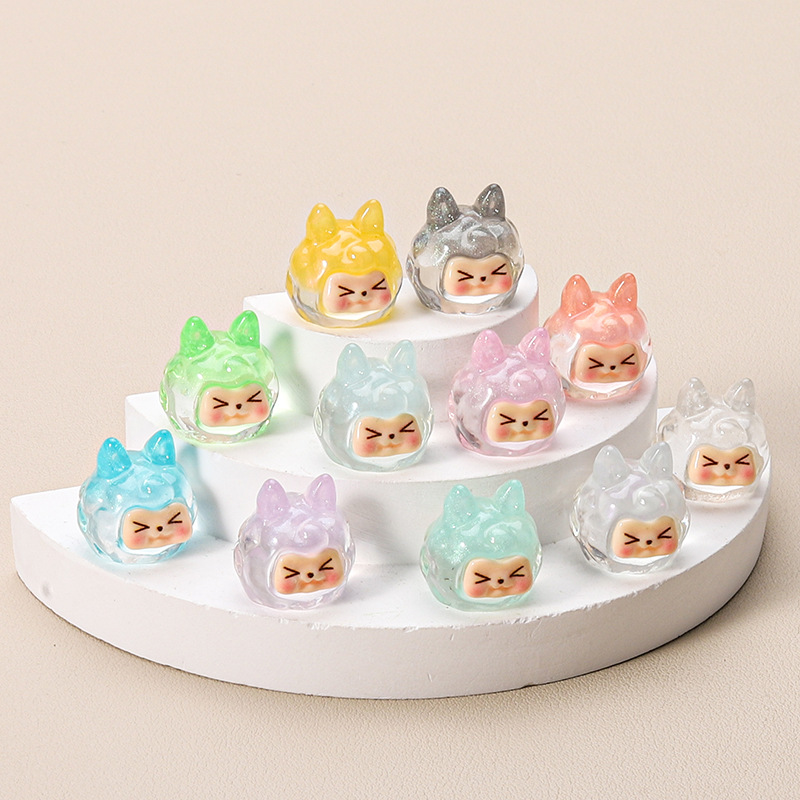 Luminous Small KiKi Micro Landscape Ornament Outdoor Glowing Miniature ...