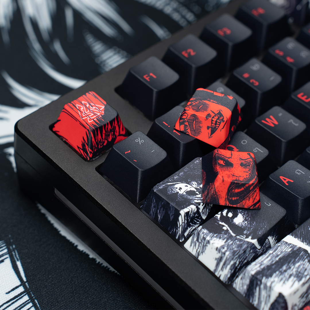 Set Keycap “EGA X JUNJI ITO COLLECTION” เซ็ทคีย์แคป Full Set 128 Key ...