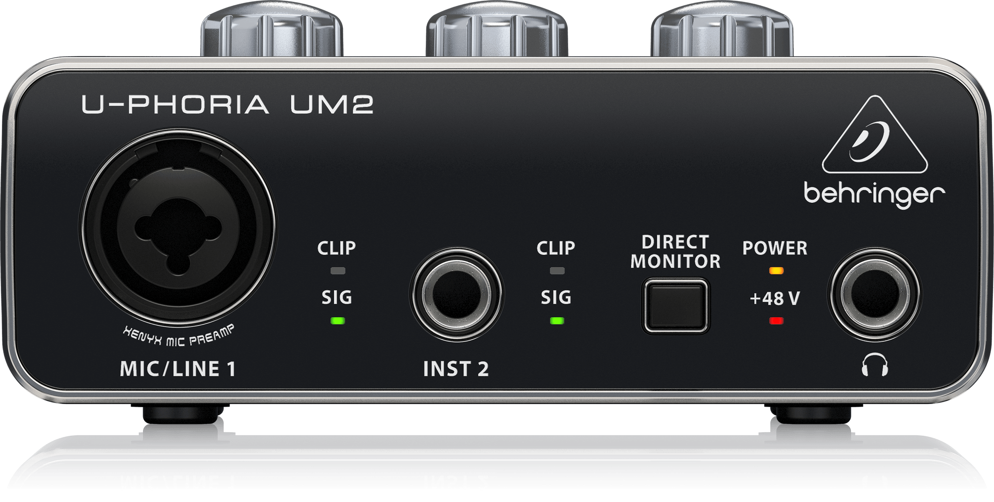 Behringer U-PHORIA UM2 ออดิโออินเตอร์เฟส 2-In / 2-out ความละเอียด 24-bit/48kHz AT Prosound ...