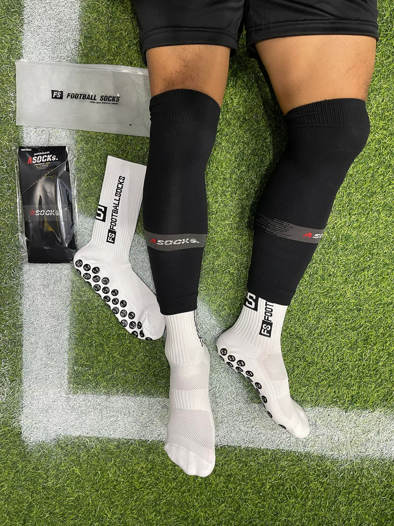 สุดคุ้ม SET Promotion ถุงเท้าตัดข้อASOCKs + FS Football socks | Shopee ...