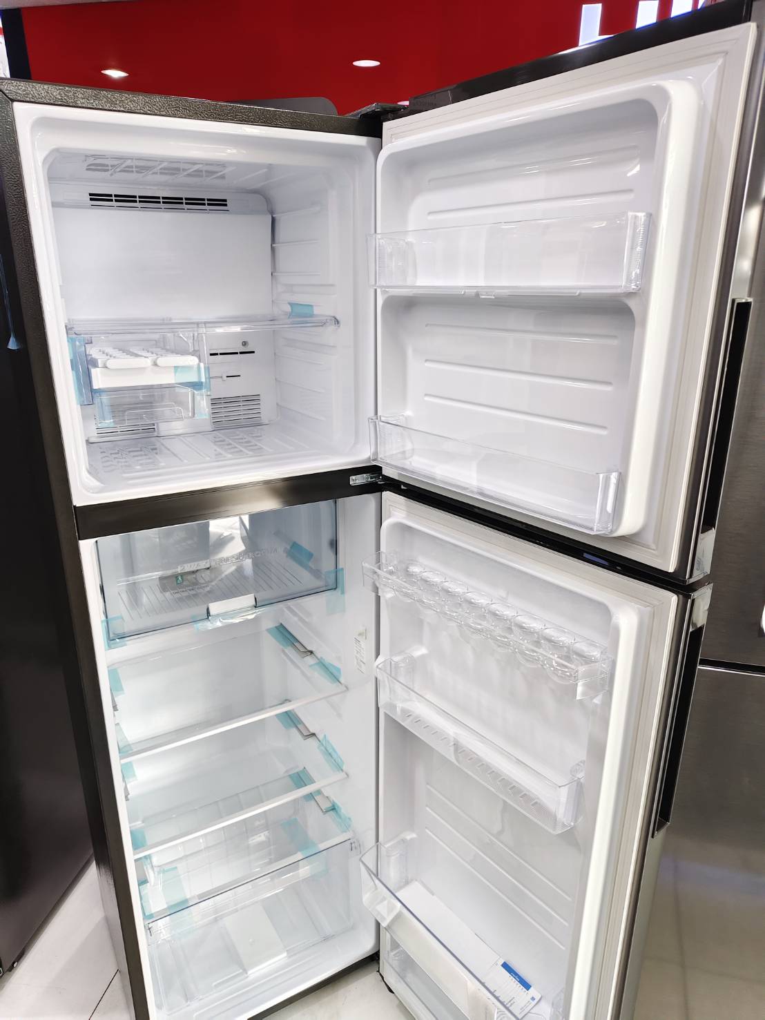 Sharp ตู้เย็น 2ประตู SJ-XP260T-DK 8.9 คิว INVERTER กำจัดแบคทีเรียที่ปะปนอยู่ภายในตู้ SJXP260T ...