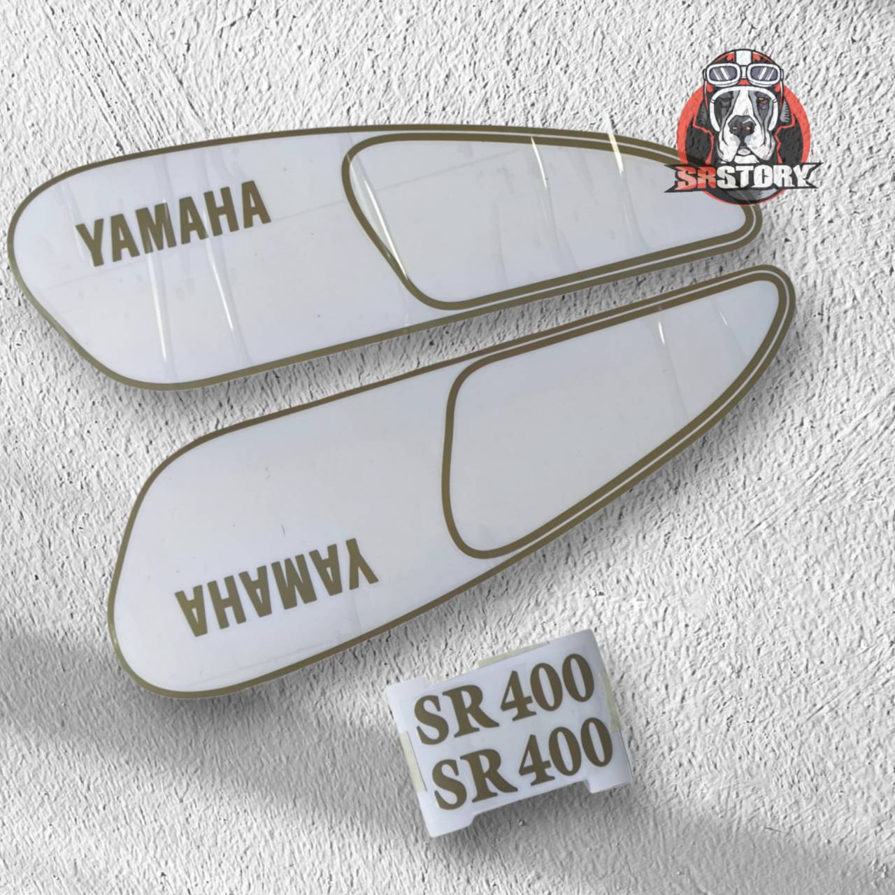 สติกเกอร์ชุดสี SR400 ใช้กับ YAMAHA SR400 | Shopee Thailand