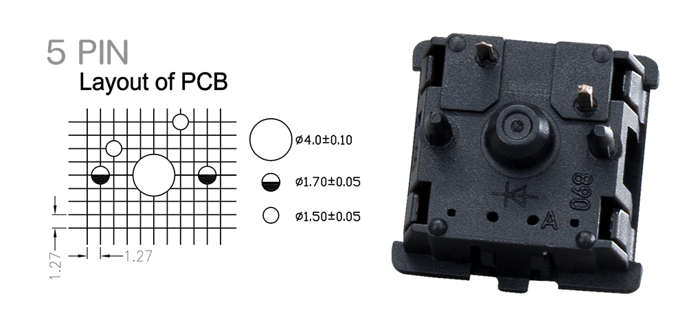 EGA SWITCH สวิตช์เปลี่ยนคีย์บอร์ด Gateron/Gateron Pro/Cherry Black ...