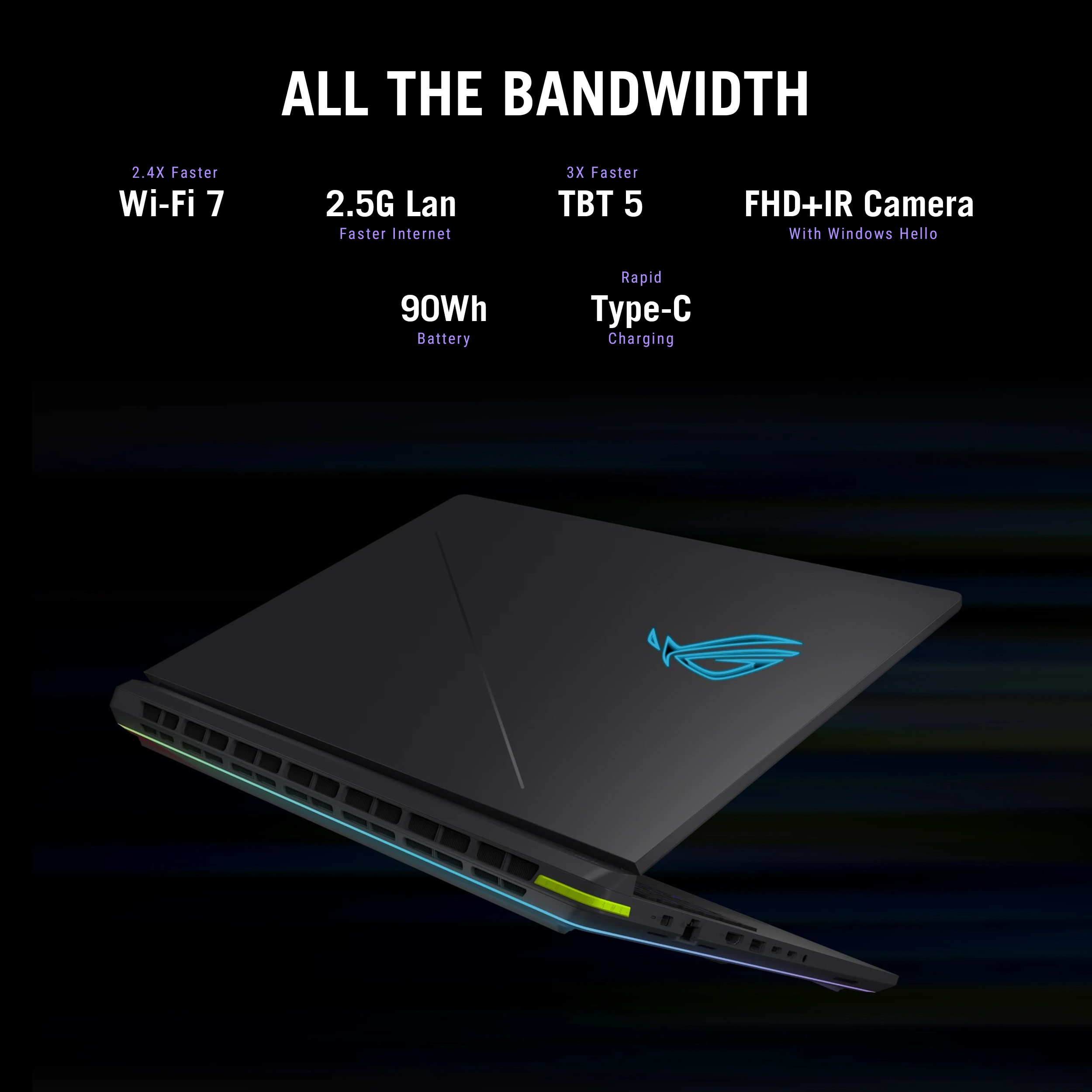 ASUS ROG Strix G18 (G815LR-S9149W) 18" 2.5K, INTEL ARL HX Core Ultra 9 ...