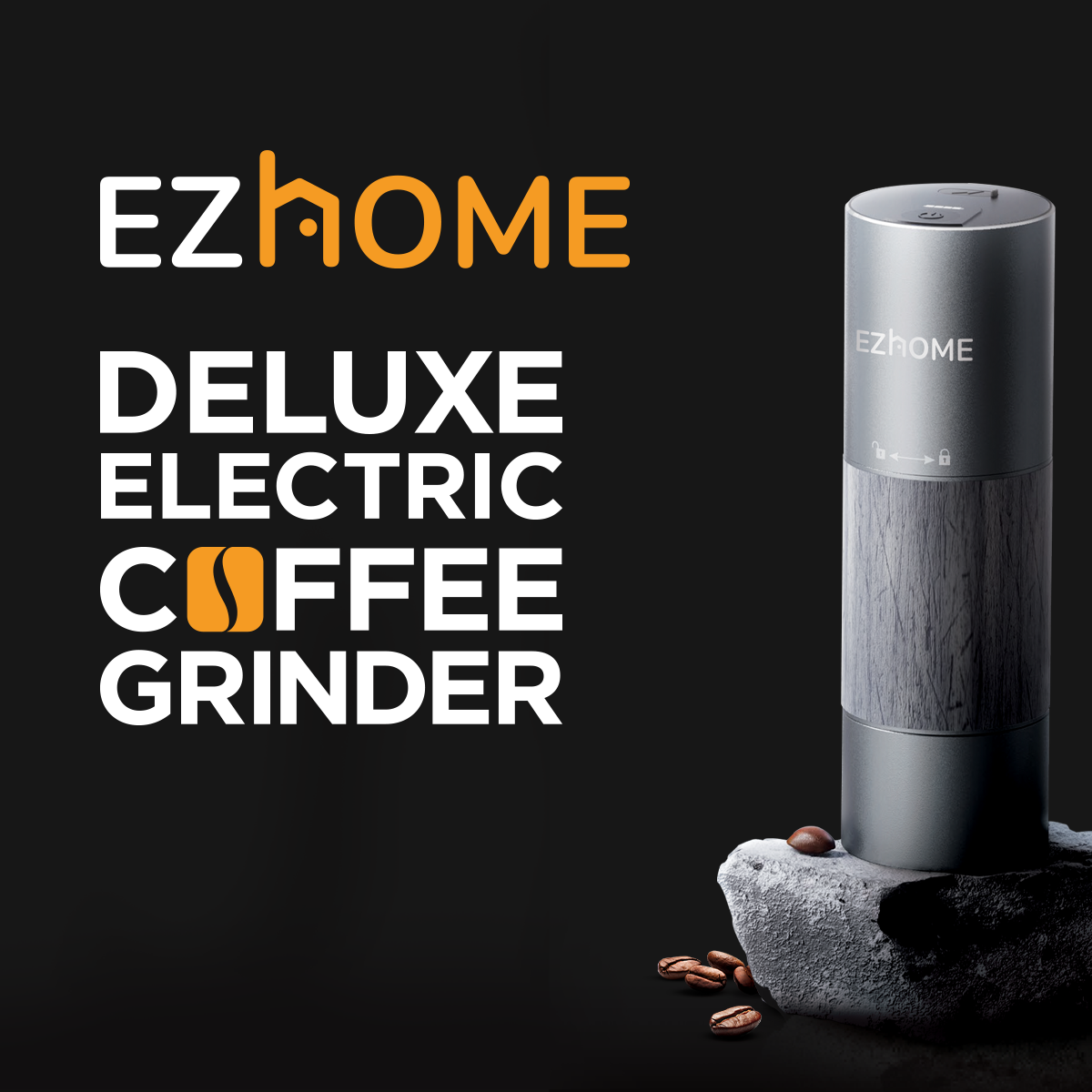 EZhome Deluxe Electric Coffee Grinder EL18 เครื่องบดกาแฟไฟฟ้า รุ่นดีลักซ์ บดกาแฟด้วยระบบ ...