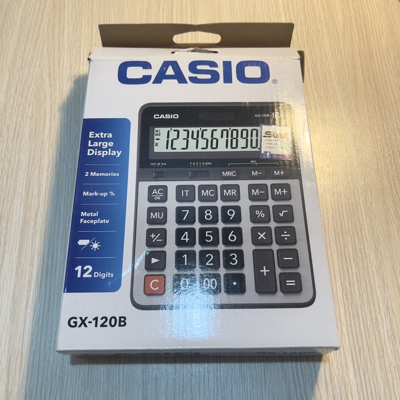 เครื่องคิดเลข CASIO GX-120B | Shopee Thailand