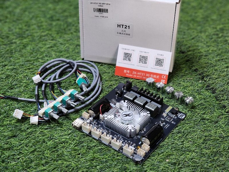 ZK-HT21 3G +APP (ย้ายวอลุ่ม) **ของแท้** 2.1ch 160w+160w+220w แอมป์จิ๋ว ...