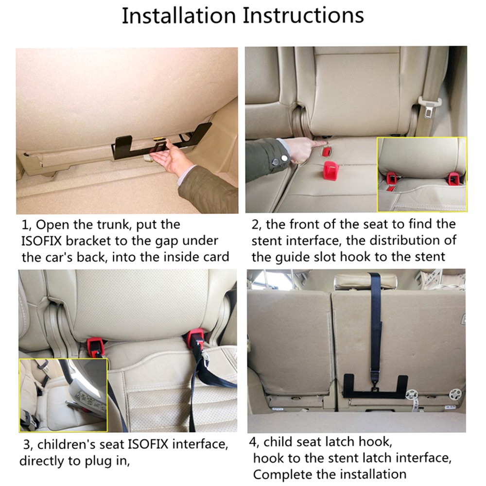 New Isofix Bracket With Strap ยึดแน่นกว่า ปรับระดับได้ เพิ่มระบบการ ...