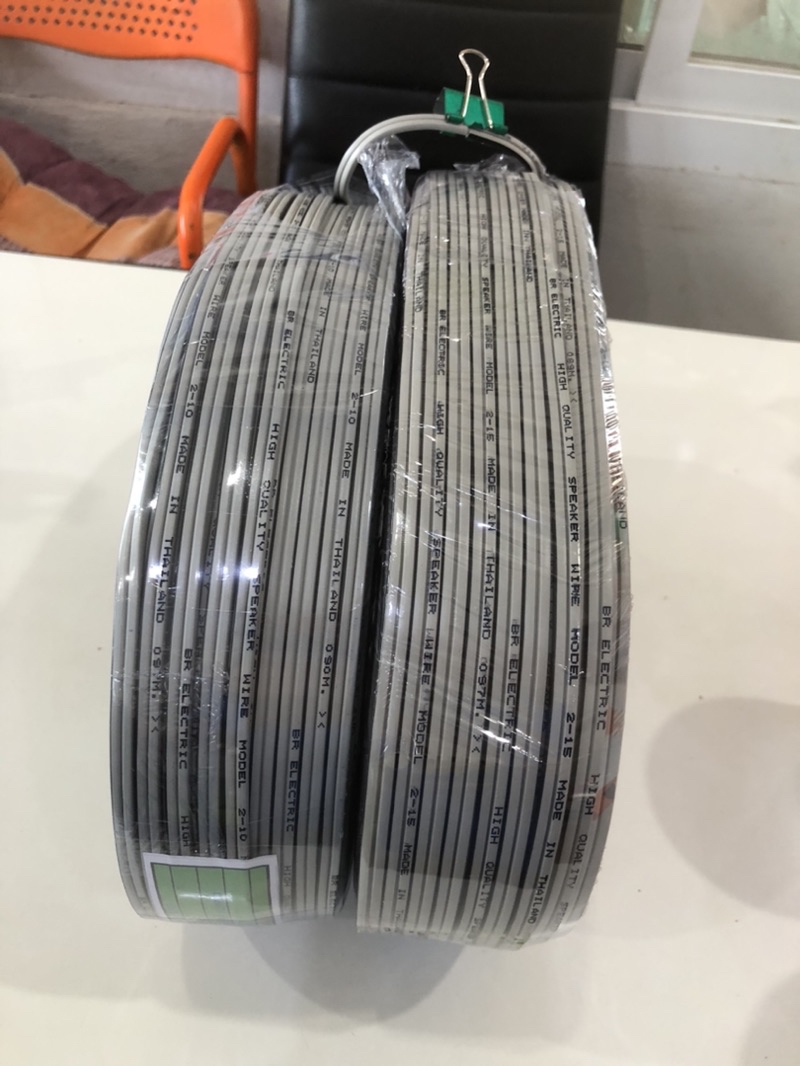 สายไฟอ่อน ลำโพง ชนิด VFF SPEAKER WIRE ขนาด 2x1.5 mm ยาว 30เมตร | Shopee Thailand