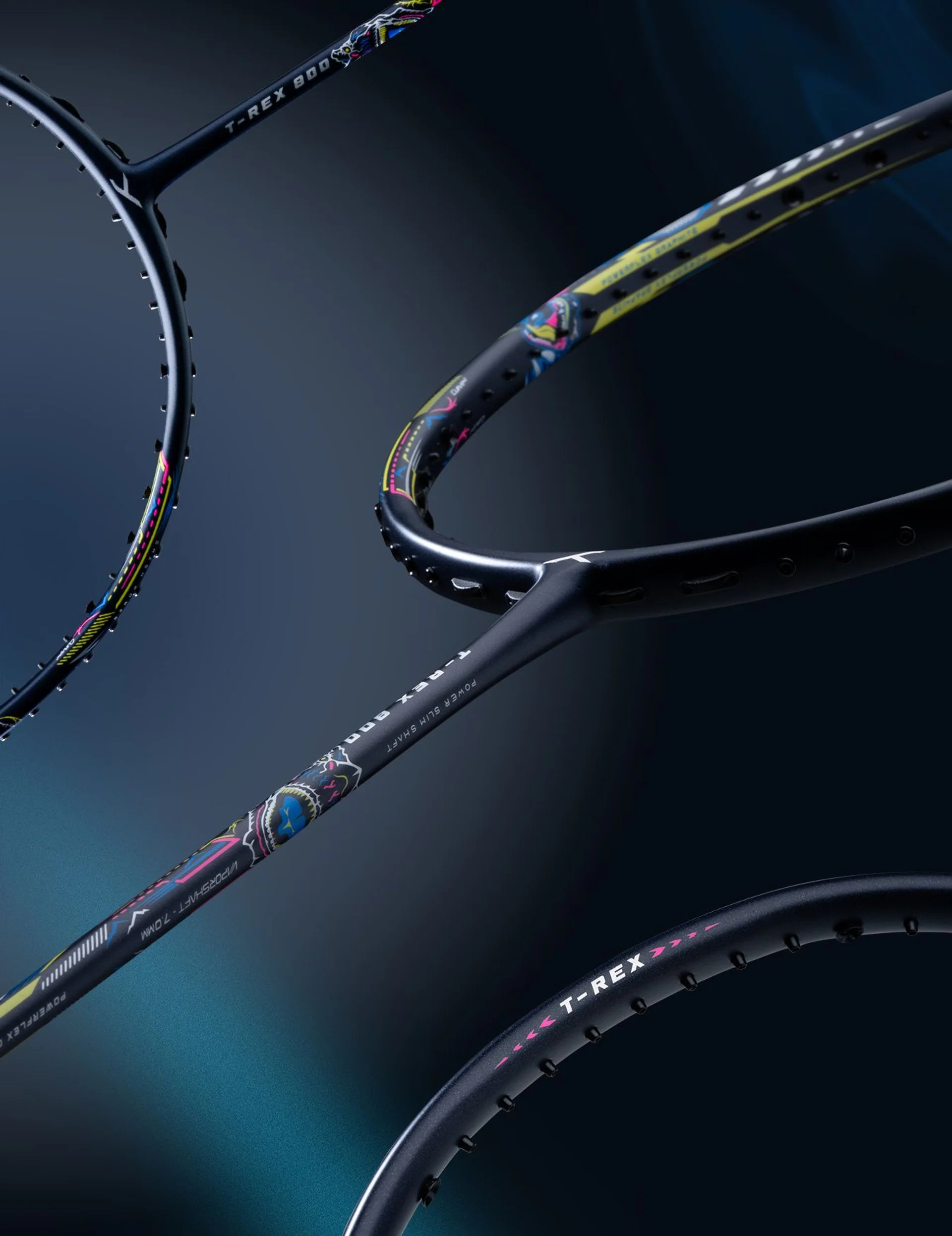 Hundred ไม้แบดมินตัน รุ่น T-Rex 800 ออกใหม่ แถมซอง+เอ็น+กริป ประกัน ...