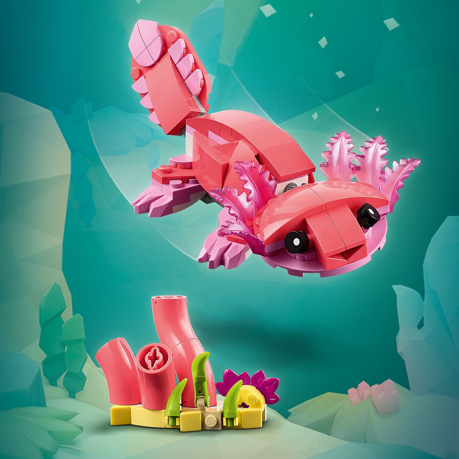 LEGO Creator 3in1 31170 Wild Animals: Pink Flamingo (288 Pieces ...