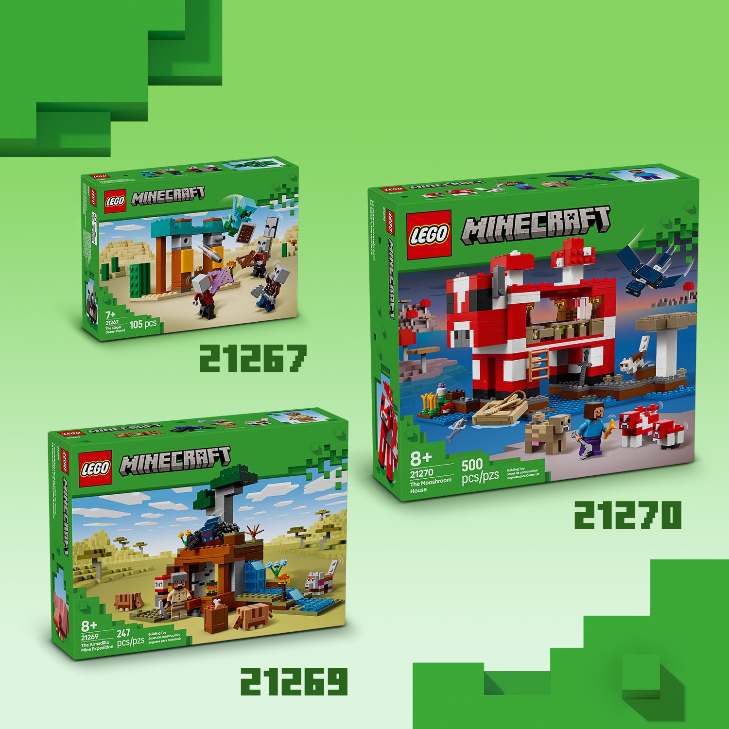 *Exclusive SHP* LEGO Minecraft 21271 The Trial Chamber (322 Pieces ...