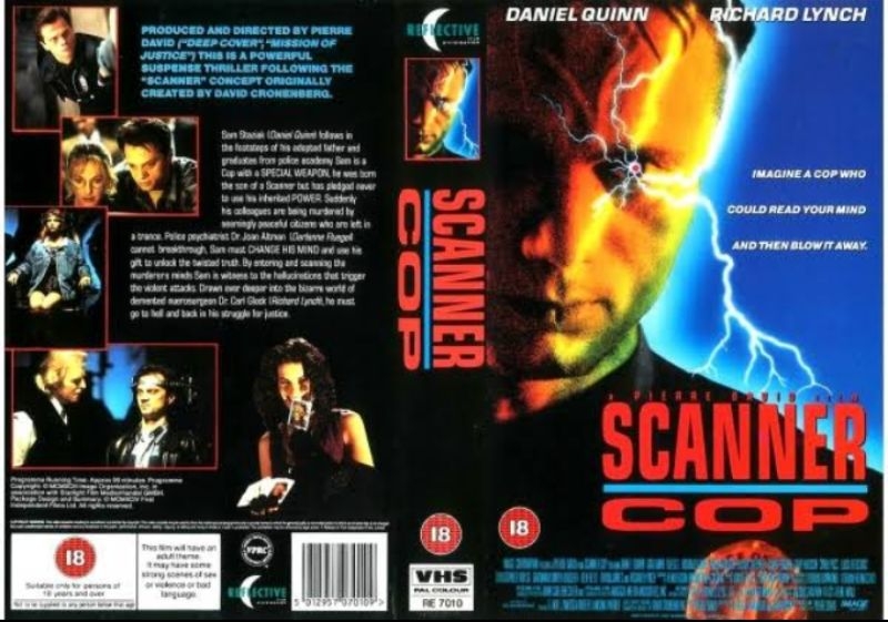 Blu-ray+DVD ปก+สกรีนแผ่น Scanner Cop (1994) ตำรวจสแกนเนอร์เจอต้องหัว ...