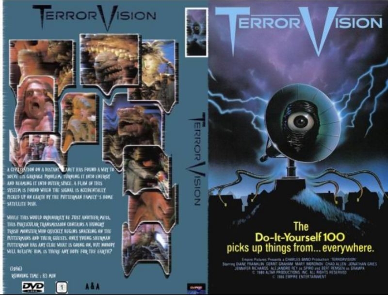 Blu-ray+DVD ปก+สกรีนแผ่น TerrorVision (1986) มันโผล่ขึ้นมาหลอน | Shopee ...