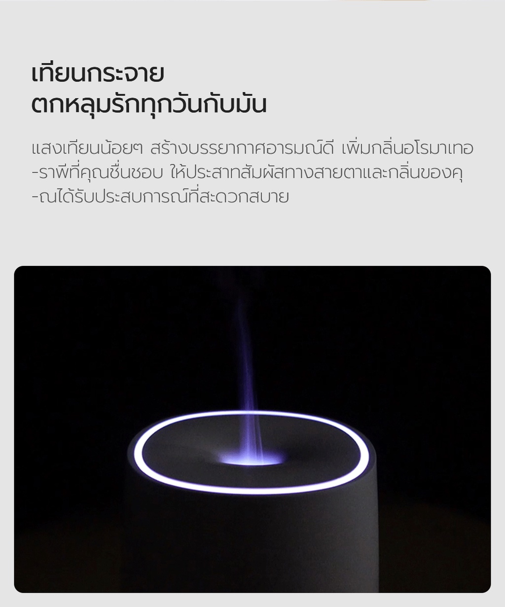 Happy Life เครื่องทำความชื้น Humidifier เครื่องกระจายกลิ่นหอม Aromatic ...