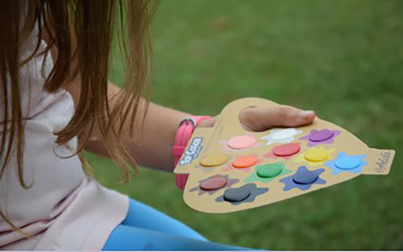 Toycolor สีน้ำ ฟิงเกอร์เพ้นท์ ขนาด 25 มล. ชุด 6 สี สำหรับเด็ก 2 ขวบ + ล้างออกง่าย MADE IN ITALY ...