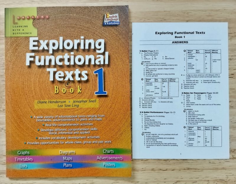หนังสือภาษาอังกฤษ Exploring Functional Texts 1 พร้อม Answer Key ...