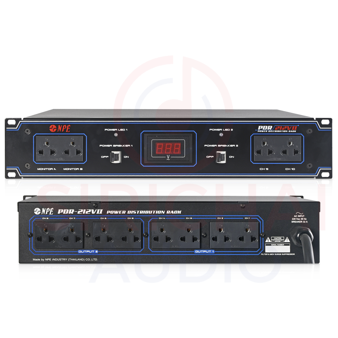 ปลั๊กแร็ค NPE รุ่น PDR212v II (NPE PDR-212V II) | Shopee Thailand