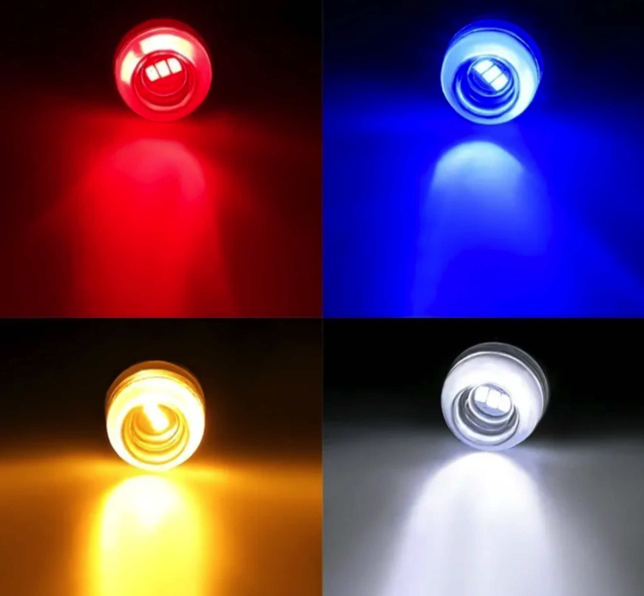 HEXMA 1ชิ้น กระพริบเร็ว ไฟเบรค ไฟท้าย LED สําหรับติดรถยนต์ มอเตอร์ไซ 12V 6W 3smd | Shopee Thailand