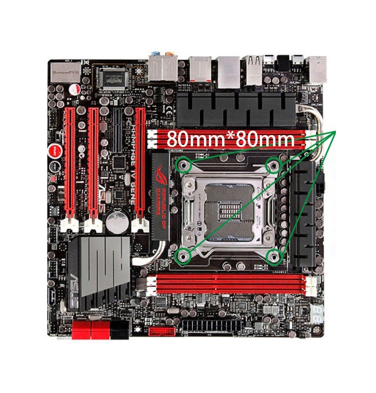 ขา อะไหล่ ซิงค์ ชุดน้ำ CPU radiator bracket Intel 1200 socket LGA 775 ...