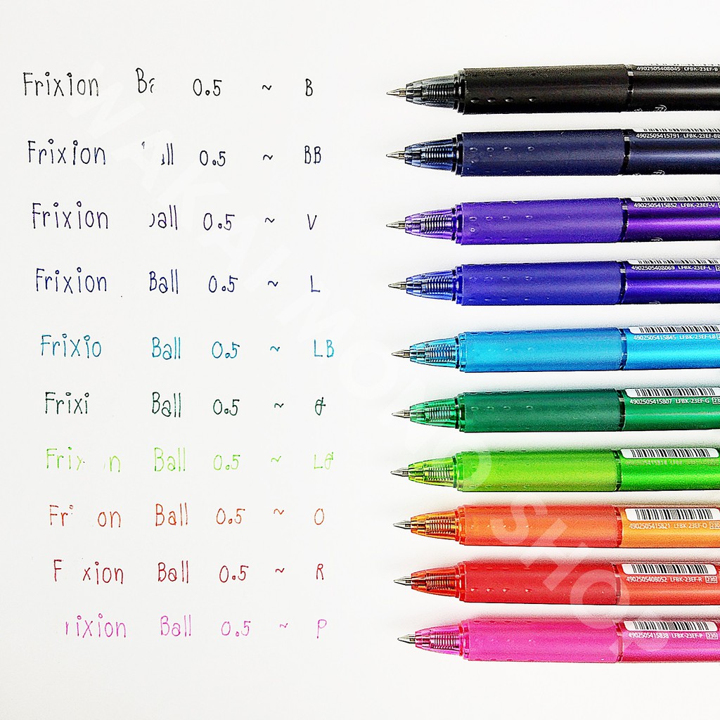 ปากกาลบได้ Pilot Frixion Ball 0.5 mm ของแท้จากญี่ปุ่น , ไส้ปากกาลบได้ ...