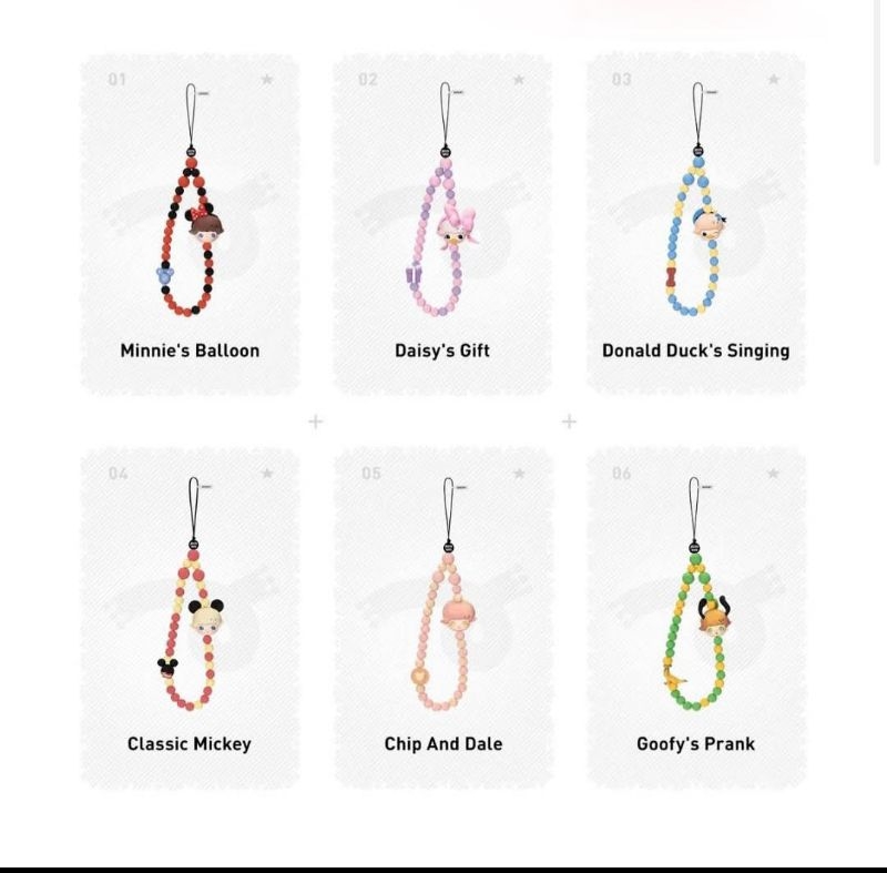 DIMOO WORLD x DISNEY Series- Phone Charm พร้อมส่ง (กล่องใหม่ลุ้นเองกับ ...