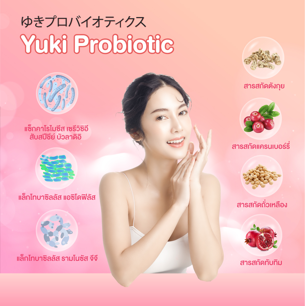 Zenji Yuki โพรไบโอติก ผู้หญิง โดยเฉพาะ 30 แคปซูล Women’s Probiotic ...