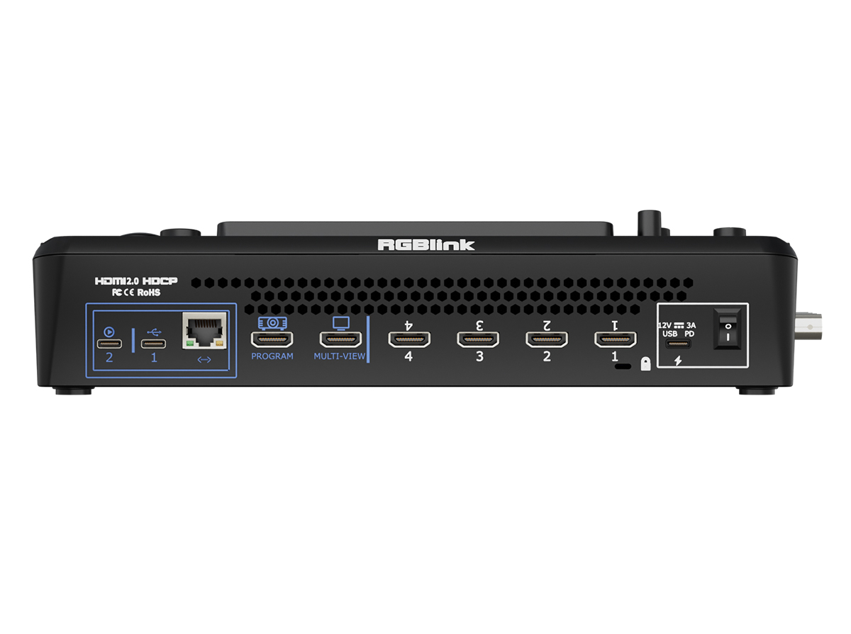 RGBlink mini-edge SDI หน้าจอ 5.5นิ้ว ทัชสกรีน 10-Channel All-in-One ...