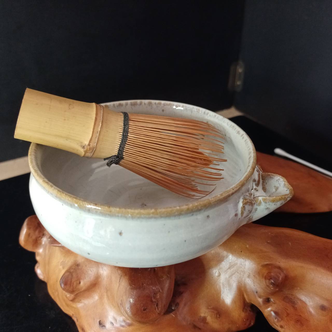 "Vintage White Japanese Katakuchi Matcha Bowl - Traditional Pouring ...