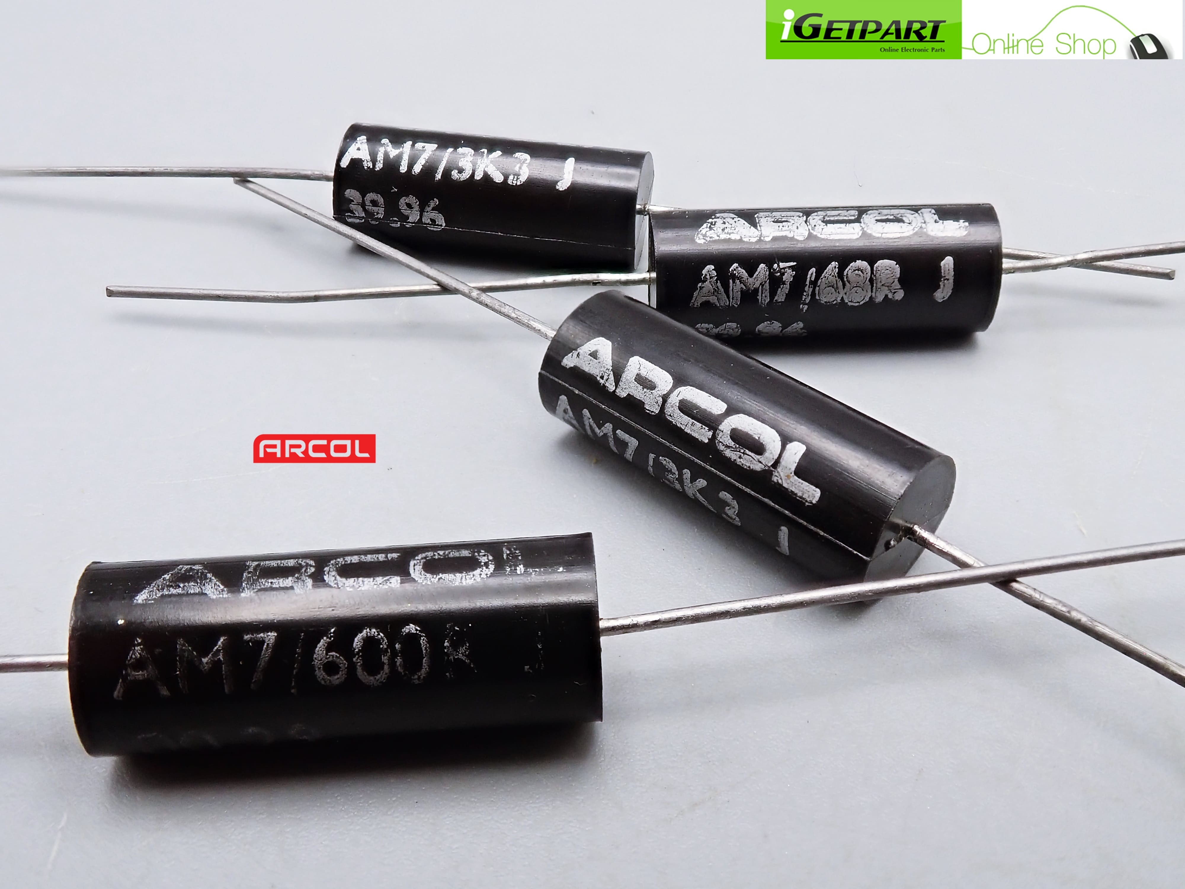 ตัวต้านทาน RESISTOR ARCOL AM7 5WATT 68R, 600R, 3K3 (1 แพ็ค = 3 ตัว) | Shopee Thailand
