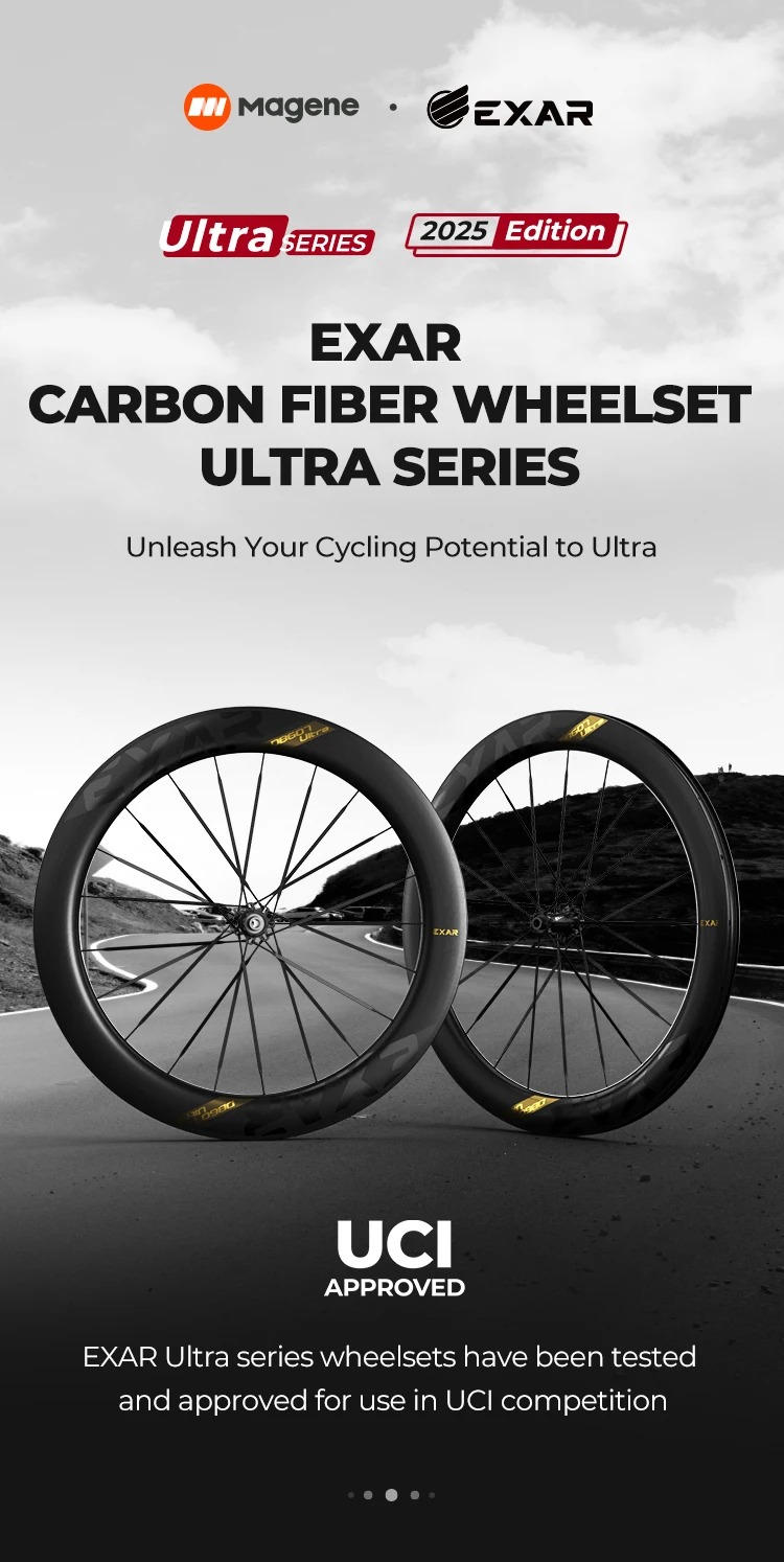 EXAR Carbon Fiber Wheelset Ultra 2025 1280g 40/45 1350 50/58 | Shopee ...