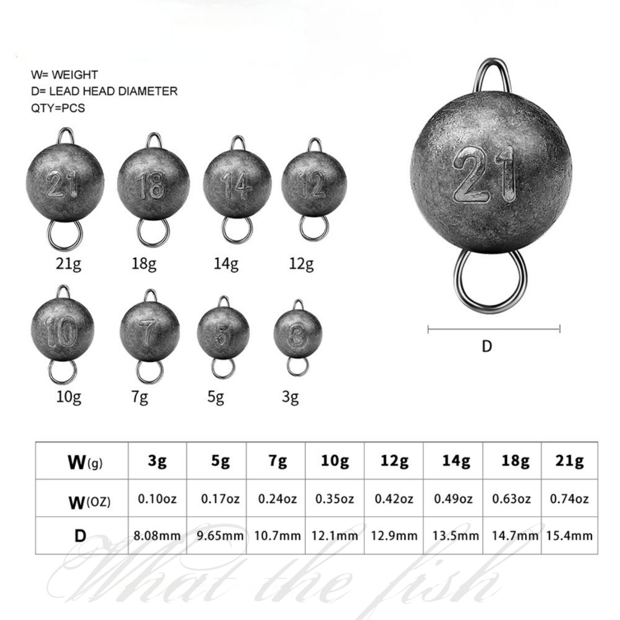 ตะกั่วถ่วงหัวจิ๊ก ซองละ 10 หัว มีหลายขนาด3g-21g ตะกั่วหัวจิ๊ก ตะกั่วห่วง เบ็ดเท็กซัส R167 ...