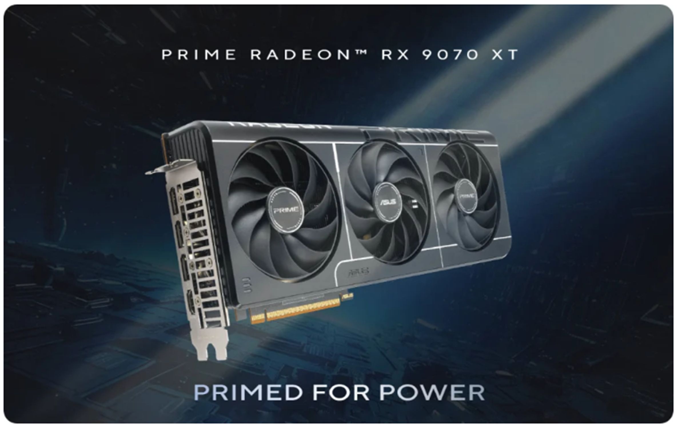 การ์ดจอ ASUS Prime RX 9070 XT OC Edition 16GB GDDR6 256-bit | Shopee ...