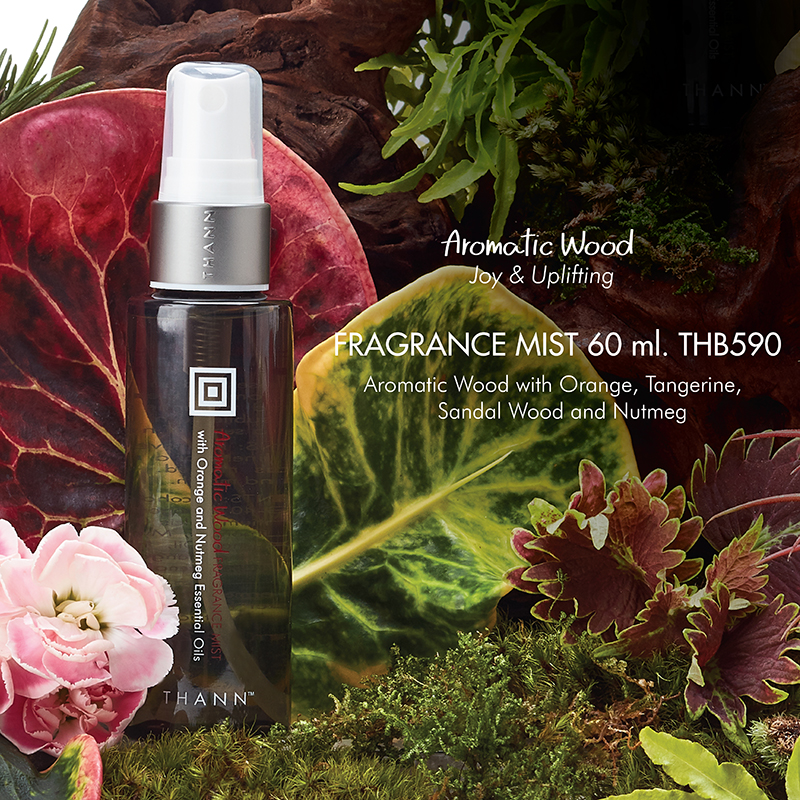 THANN Aromatic Wood Fragrance Mist 60 ml. สเปรย์น้ำหอม เติมความชีวิต ...