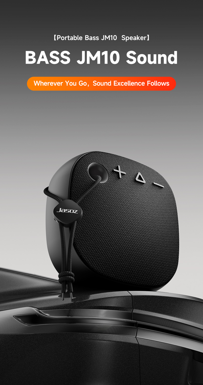 Seamwi JM10ลำโพงบลูทูธ แบตเตอรี่ บลูทูธ 5.3 เสียง HiFi ลำโพงไร้สายแบบพกพา IPX5 ใช้งานสูงสุด5 ...