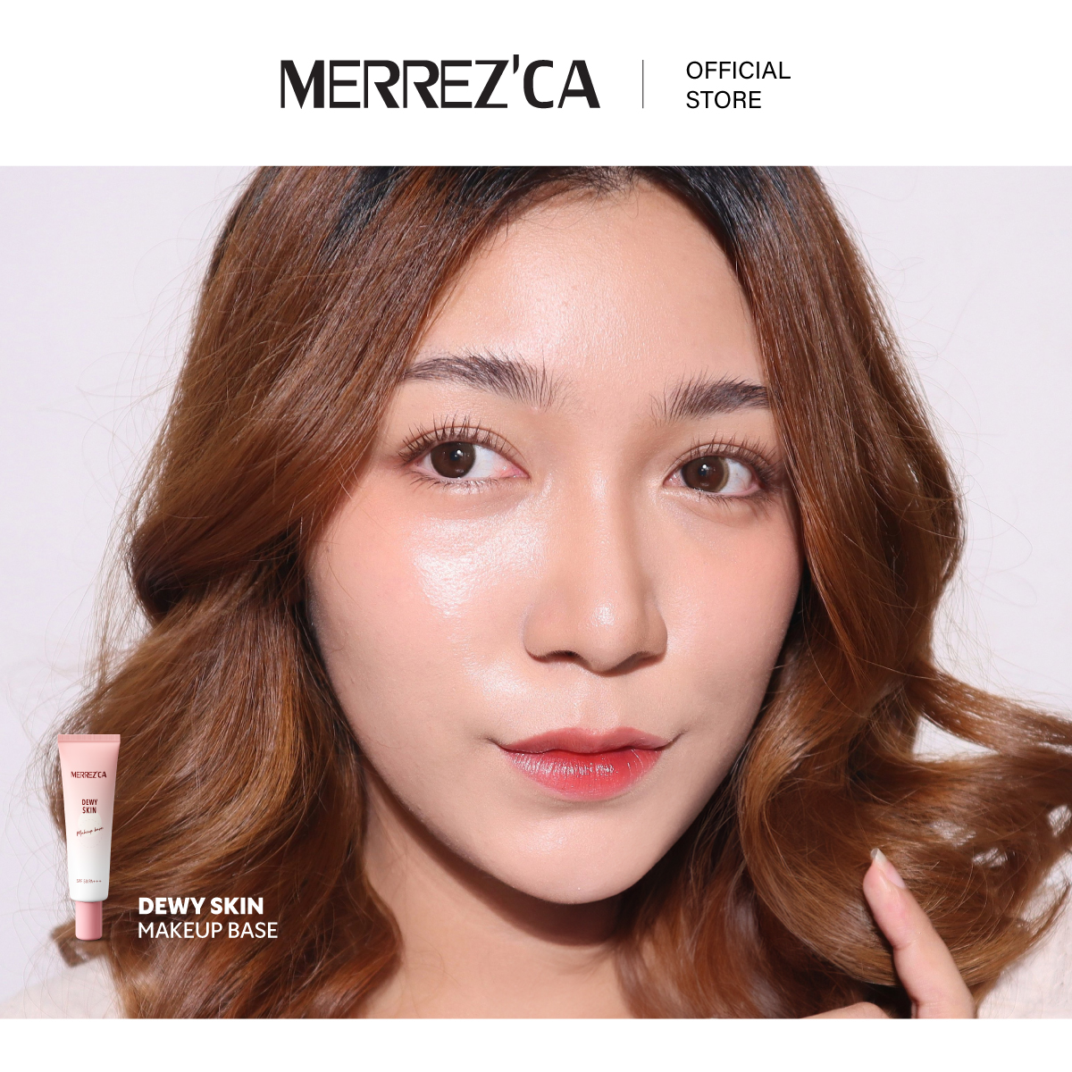 ( 6 ซอง ) Merrezca Dewy Skin Makeup Base SPF50/PA+++ - Sachet เบสรอง ...
