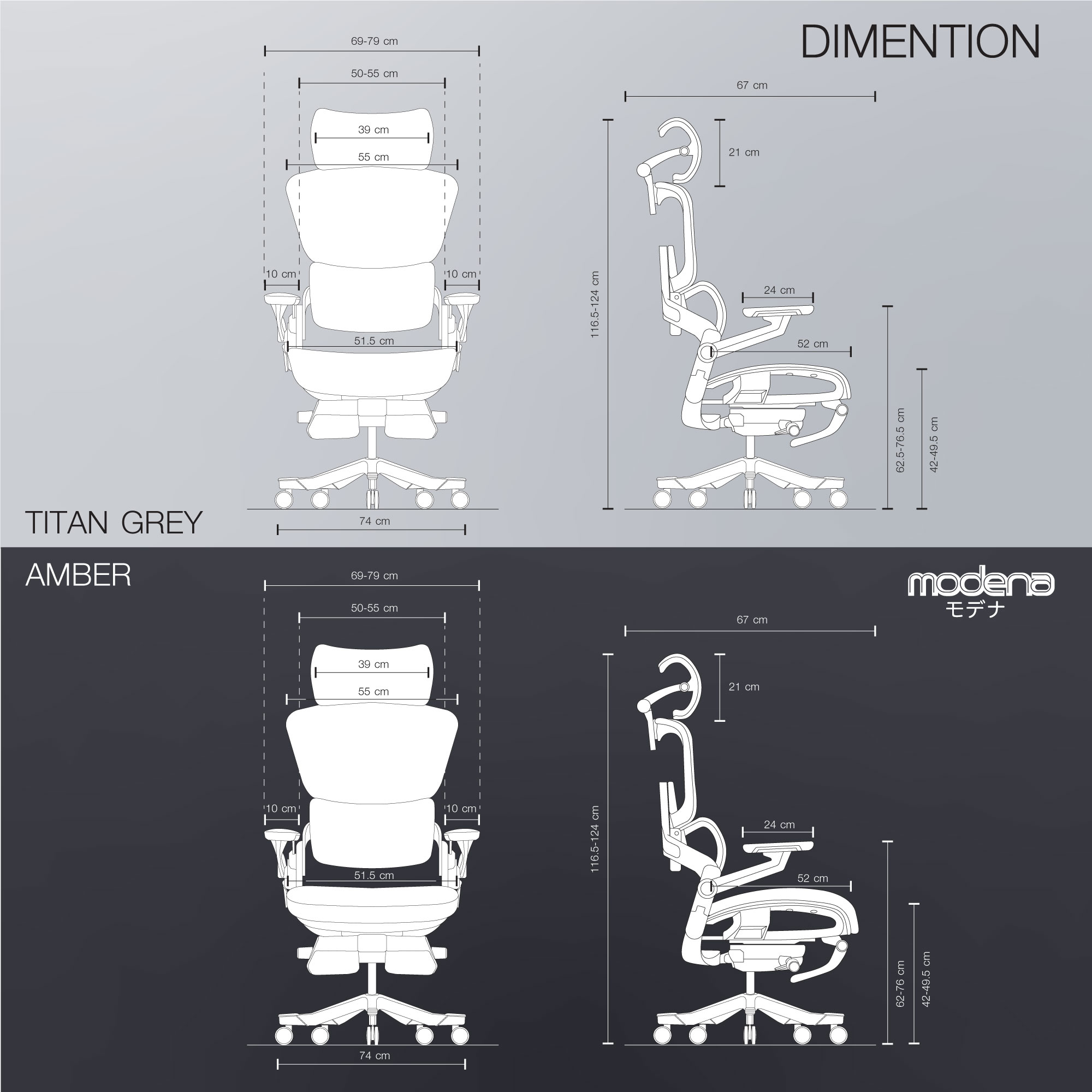 [พร้อมจัดส่ง] Modena เก้าอี้เพื่อสุขภาพ รุ่น Ultimate - ออก E-Tax ได้ - เก้าอี้สำนักงาน เก้าอี้ ...