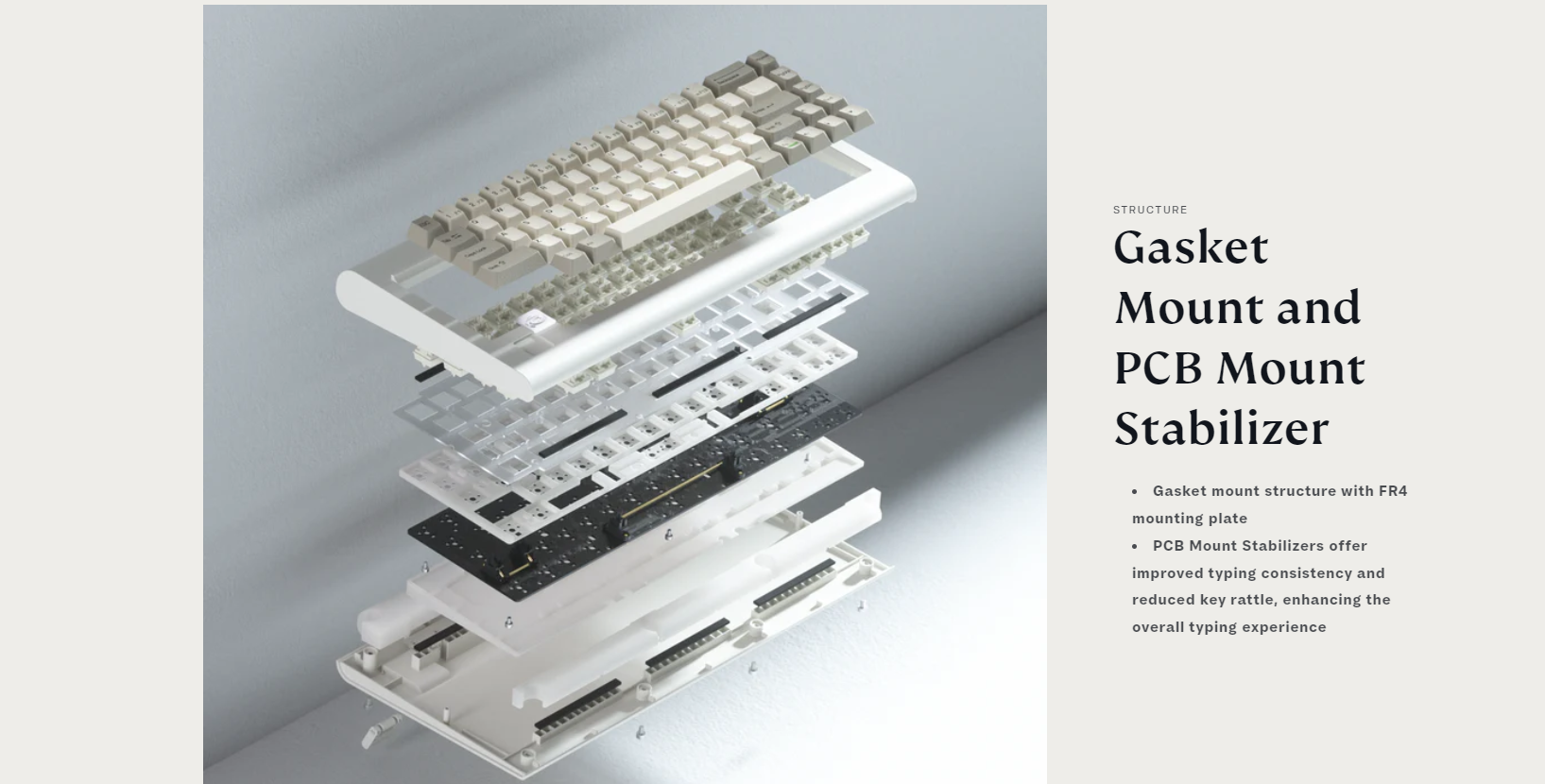 คีย์บอร์ด Vortex PC66 (66 Key) (ภาษาอังกฤษ) เชื่อมต่อได้ 3โหมด ประกัน ...