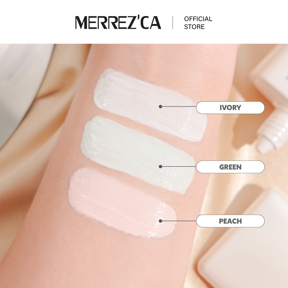 Merrezca Correcting Priming Base SPF+/PA+++ ไพรเมอร์เบส | Shopee Thailand