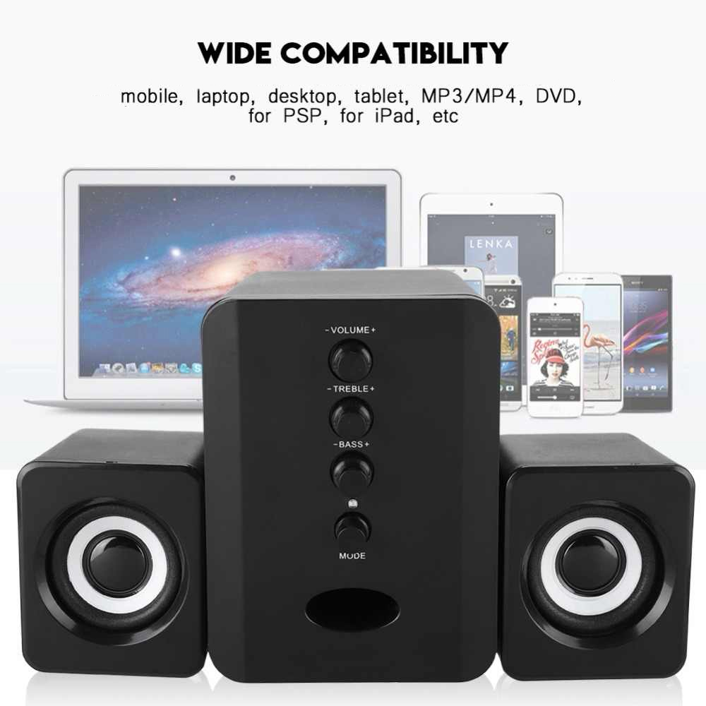 ลำโพง SADA D202 Stereo Speaker ลำโพงซับวูฟเฟอร์ ลำโพงคอมพิวเตอร์และมือ ...