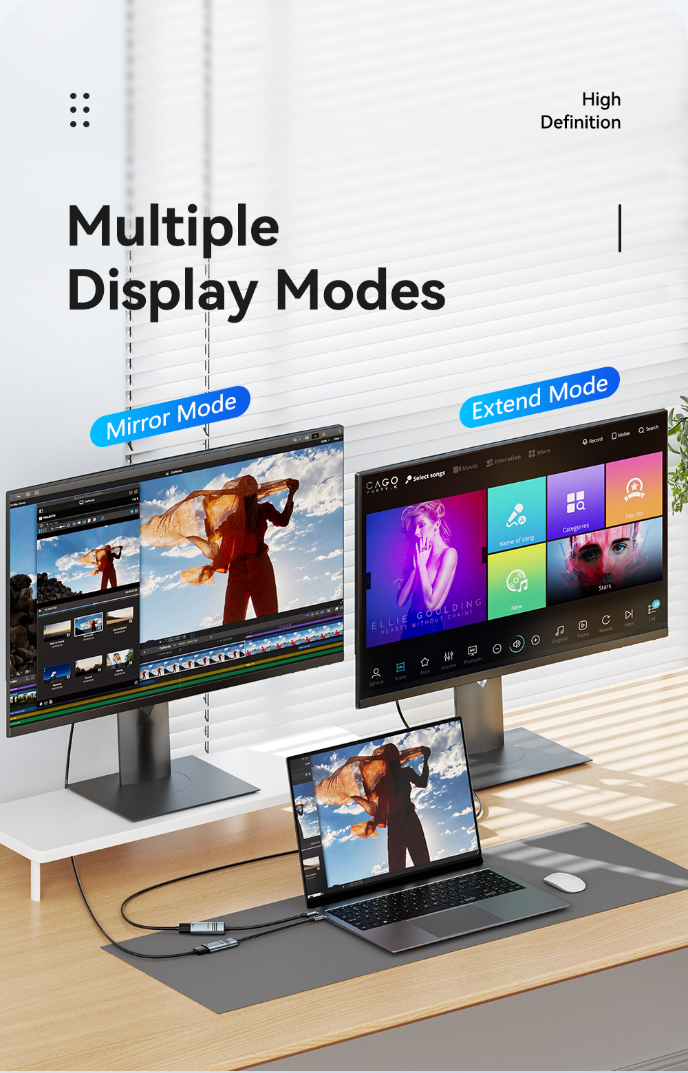 Essager HD-MI เป็น Type-C (8K@60Hz) อะแดปเตอร์ ใช้งานได้ในระดับสากล ...